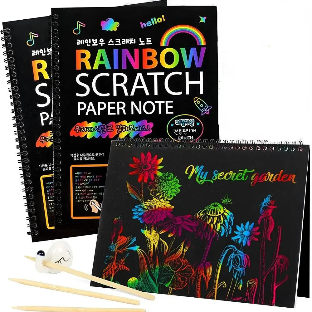 MAGIC RAINBOW SCRATCH BOOK – THE SENSORY TOY STORE